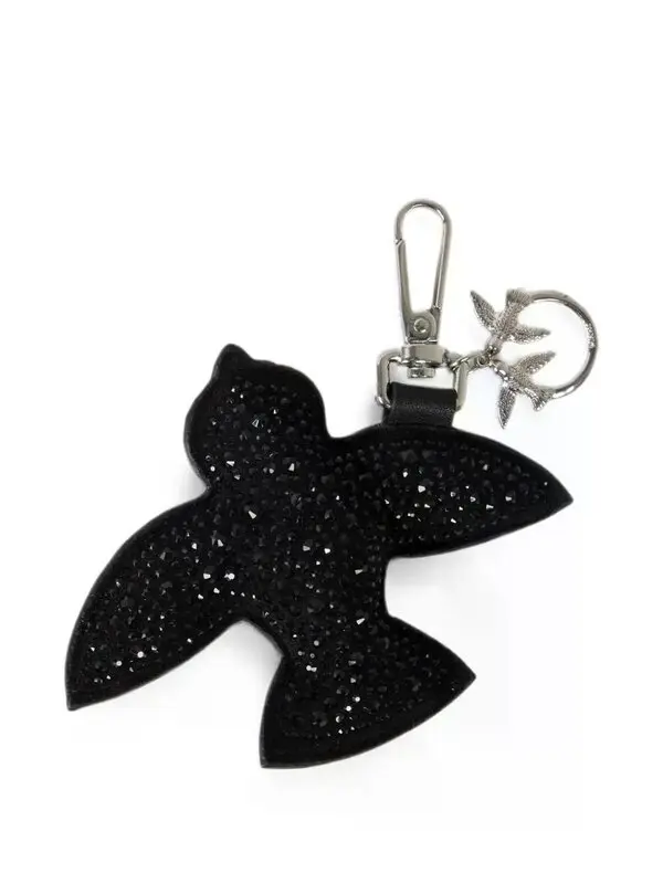 Pinko Love Birds Crystal-embellished Keyring
