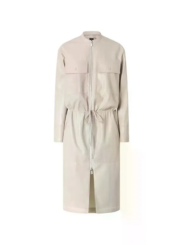 Pinko Drawstring-waist Dress - Neutrals