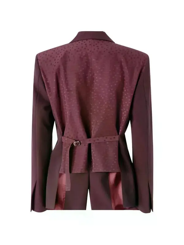Pinko Polka-dot Panel Blazer - Red
