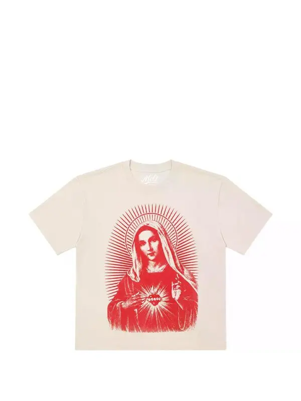 MELT Graphic-print T-shirt - Neutrals