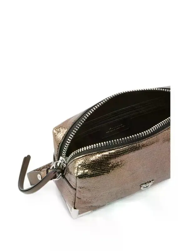 Pinko Love Birds Shoulder Bag - Brown