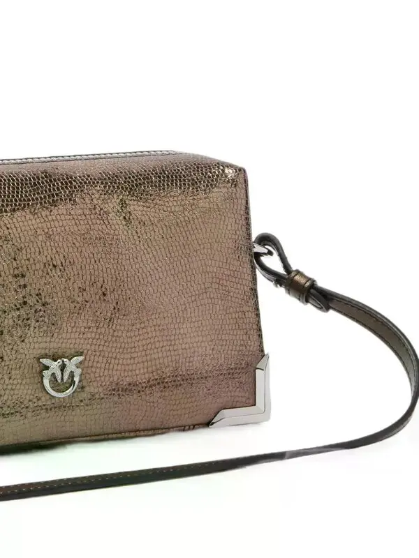 Pinko Love Birds Shoulder Bag - Brown