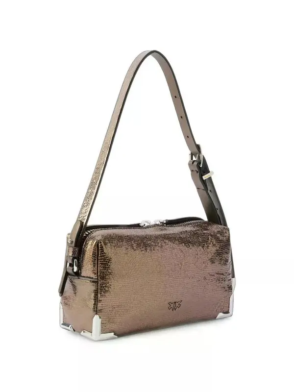 Pinko Love Birds Shoulder Bag - Brown