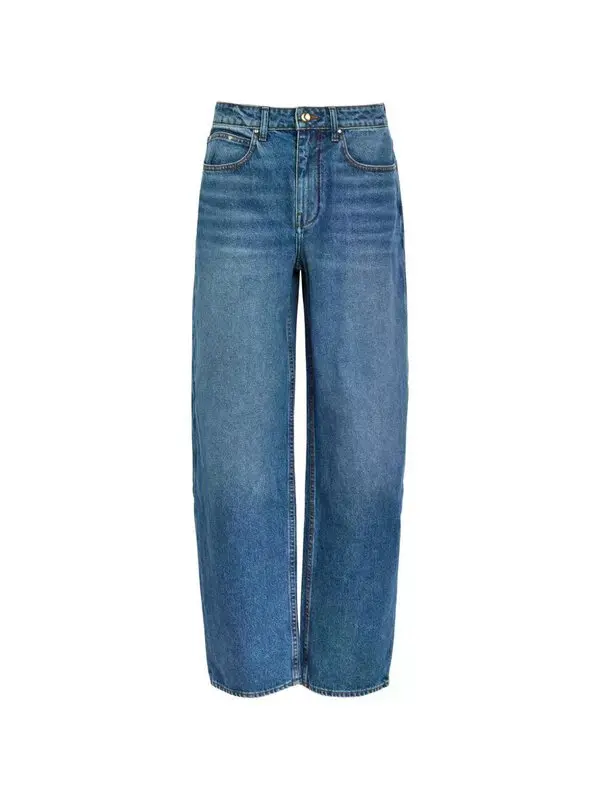 Ossou Wide-leg Jeans - Blue