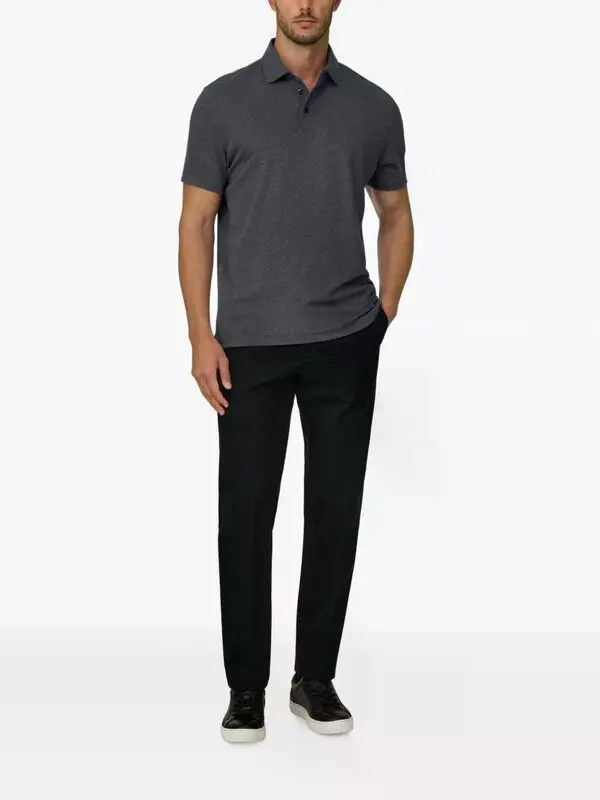Boggi Milano Polo In Piqué Cotton Blend B Tech