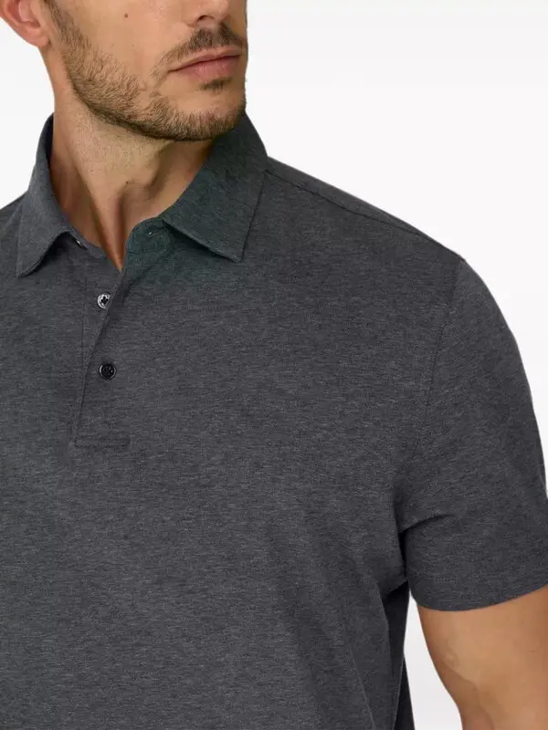 Boggi Milano Polo In Piqué Cotton Blend B Tech