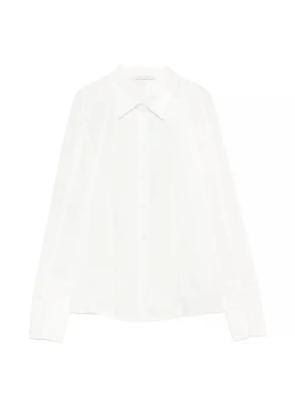 Patrizia Pepe Jacquard-patterned Poplin Shirt