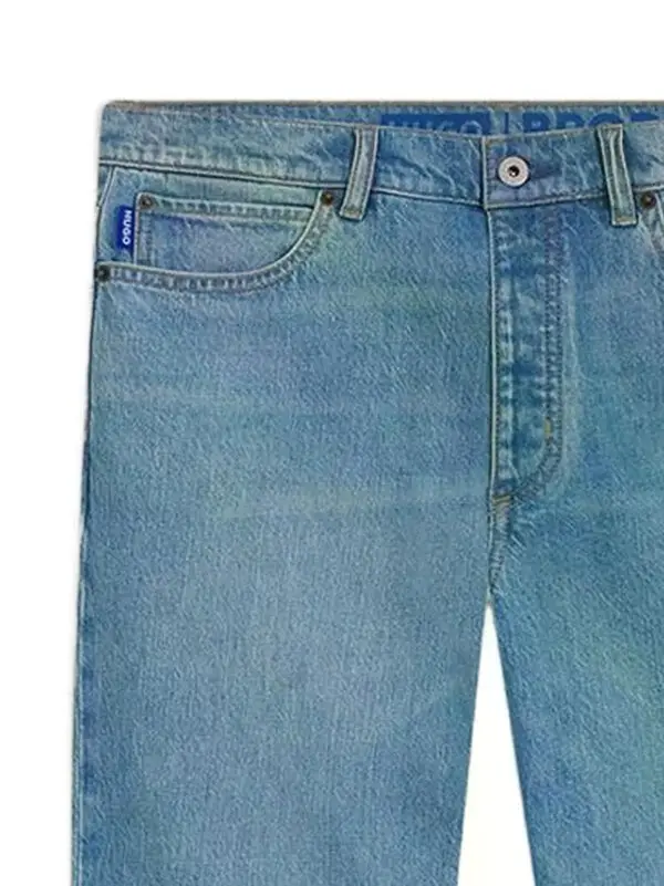 Hugo Washed Straight-leg Jeans