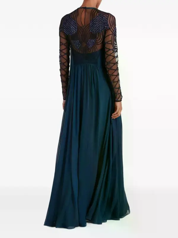 TEMPERLEY LONDON Imogen Beaded Maxi Dress
