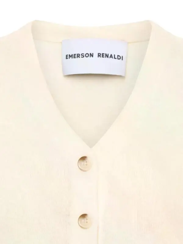 EMERSON RENALDI Button-up V-neck Vest