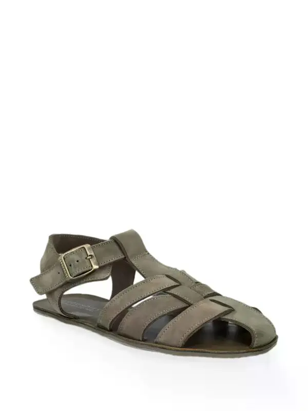 GROUNDS Catania Buckle-fastening Caged Sandals