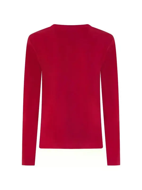 Pinko Logo-embroidered Long-sleeve T-shirt