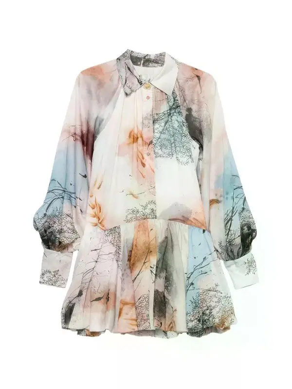 Aje Mietta Aria Natura Mini Dress
