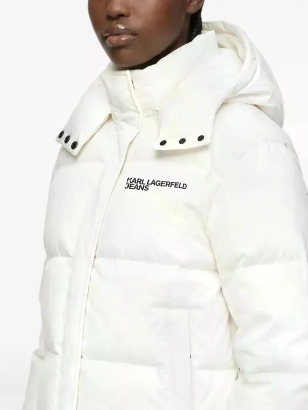 Karl Lagerfeld Logo-print Puffer Jacket