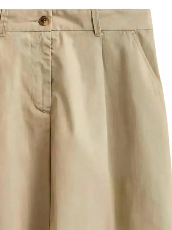 Gant Pleated A-line Midi Skirt