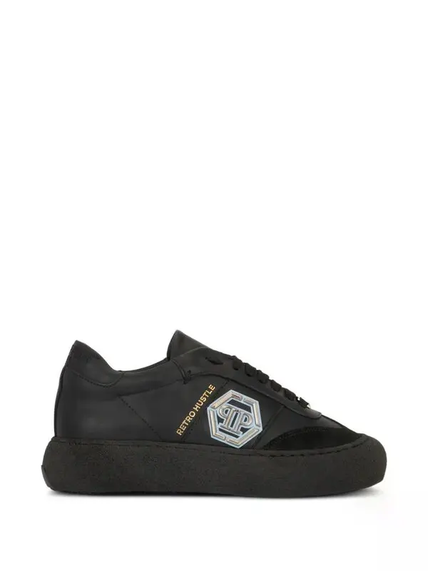 Philipp Plein Retro Hustle Sneakers - Black