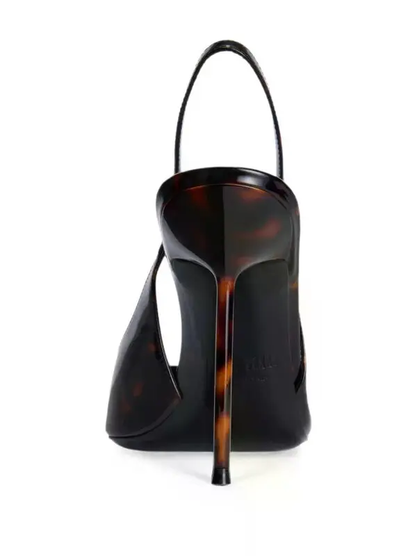 Paris Texas Lidia Tortoiseshell-effect Slingback Pumps