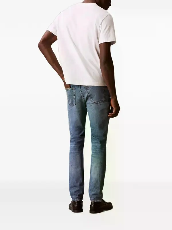 Calvin Klein Whiskered Faded Jeans