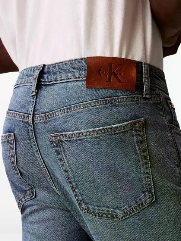 Calvin Klein Whiskered Faded Jeans