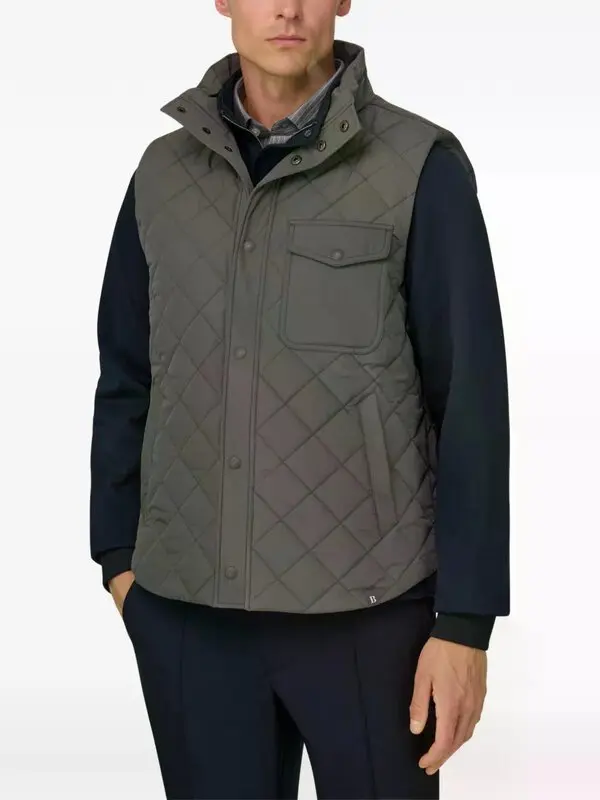 Boggi Milano Quilted Padded Gilet