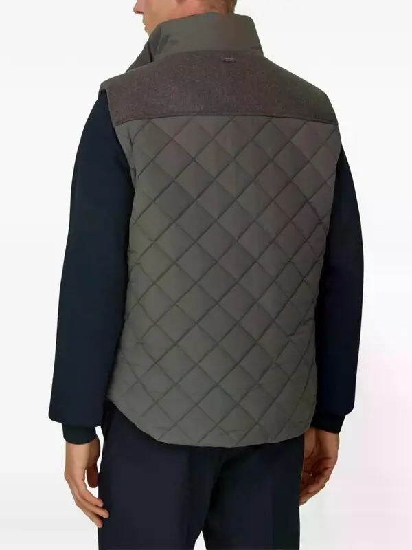 Boggi Milano Quilted Padded Gilet