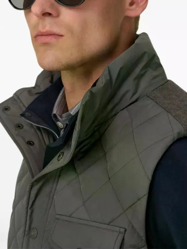 Boggi Milano Quilted Padded Gilet