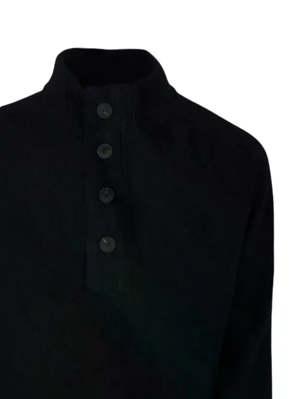 GRAN SASSO Button-fastening Mock-neck Sweater