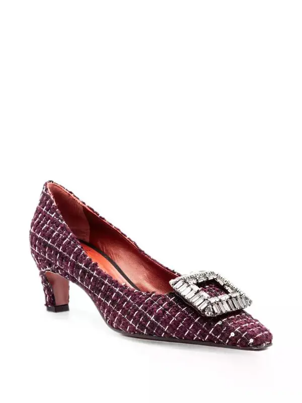 FESTA MILANO Bouclé Heeled Pumps