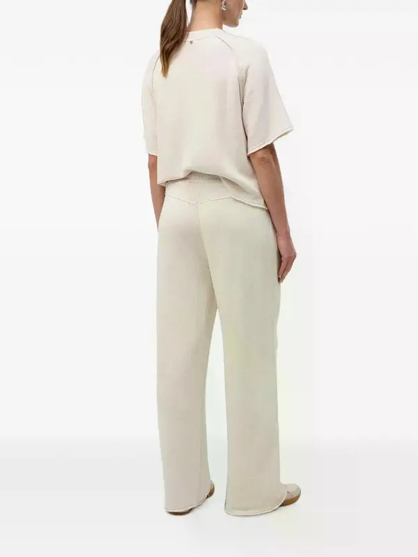 BOSS Drawstring-waist Track Pants - Neutrals