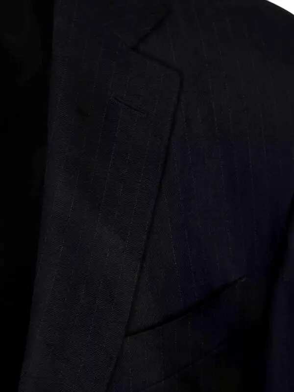 Canali Single-breasted Pinstripe-pattern Wool Suit