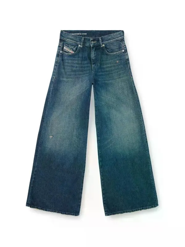 DIESEL® 1978 D-akemi Cotton Trousers - Blue