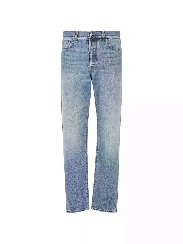 DEPARTMENT 5 Washed Straight-leg Denim Jeans - Blue