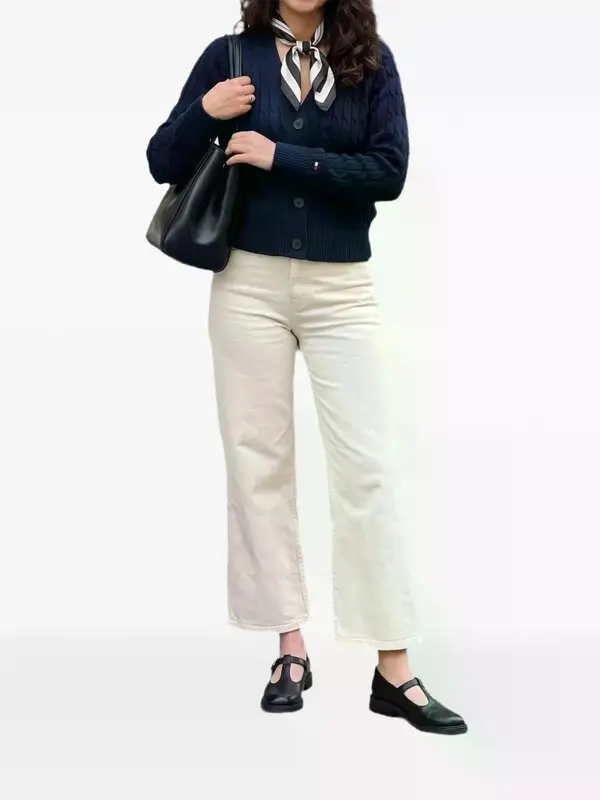 Tommy Hilfiger Cable Knit V-neck Cardigan