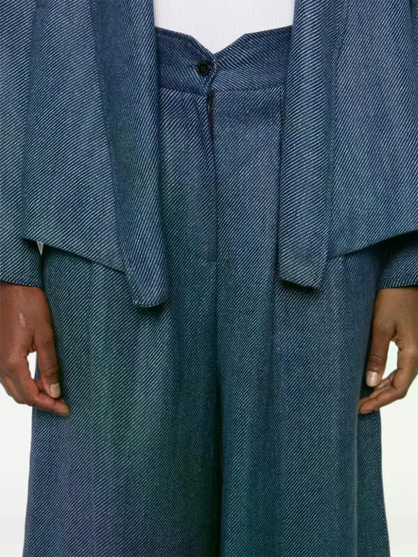 Alberta Ferretti High-waisted Pleated Trousers
