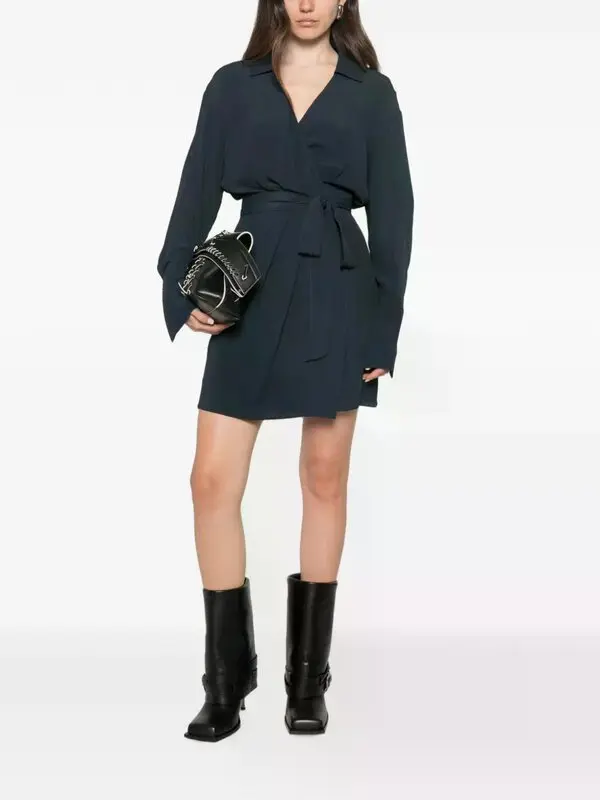Patrizia Pepe Nexus Crêpe Wrap Dress