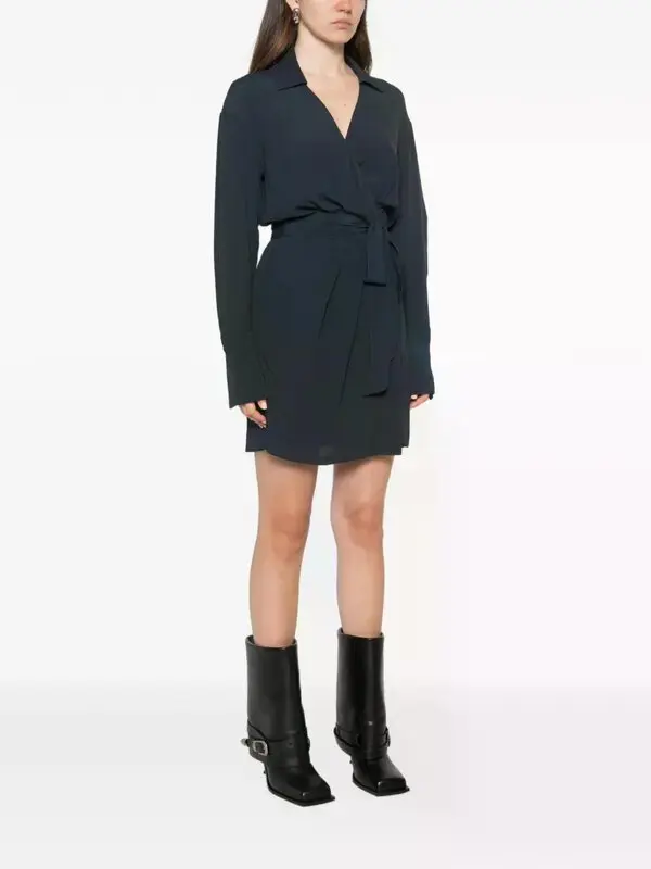 Patrizia Pepe Nexus Crêpe Wrap Dress