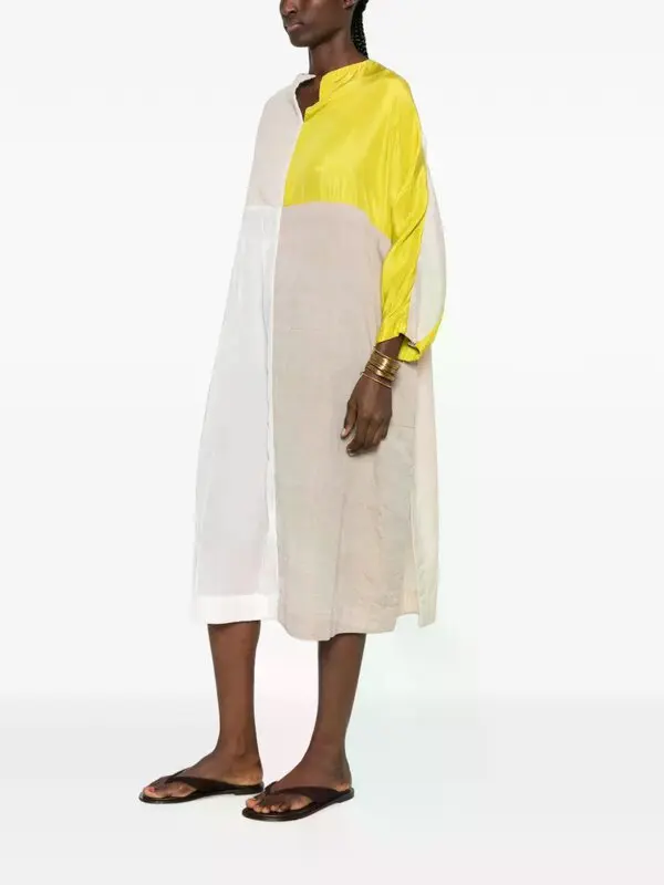 AODRESS Colour-block Midi Dress