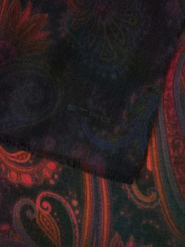 Etro Paisley-print Degradé-effect Scarf