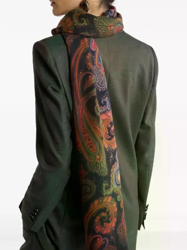 Etro Paisley-print Degradé-effect Scarf