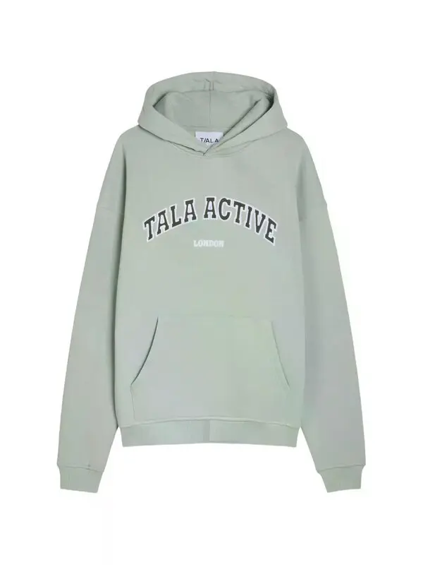 TALA Logo Print Hoodie - Green