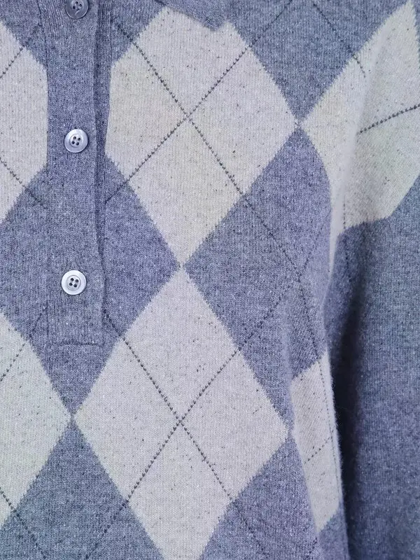 RÓHE Argyle-knit Wool Sweater