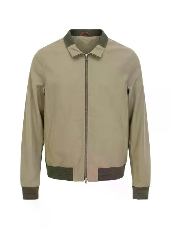 Isaia Zip-up Bomber Jacket