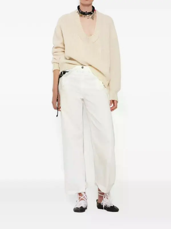 LA FETICHE Wool Jumper With Ribbed Trim