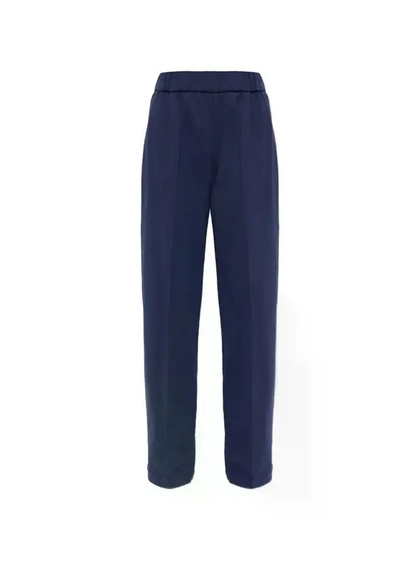 Moncler Logo-appliqué Trousers - Blue