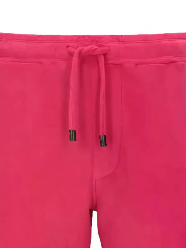 Isaia Drawstring Terry-cloth Shorts
