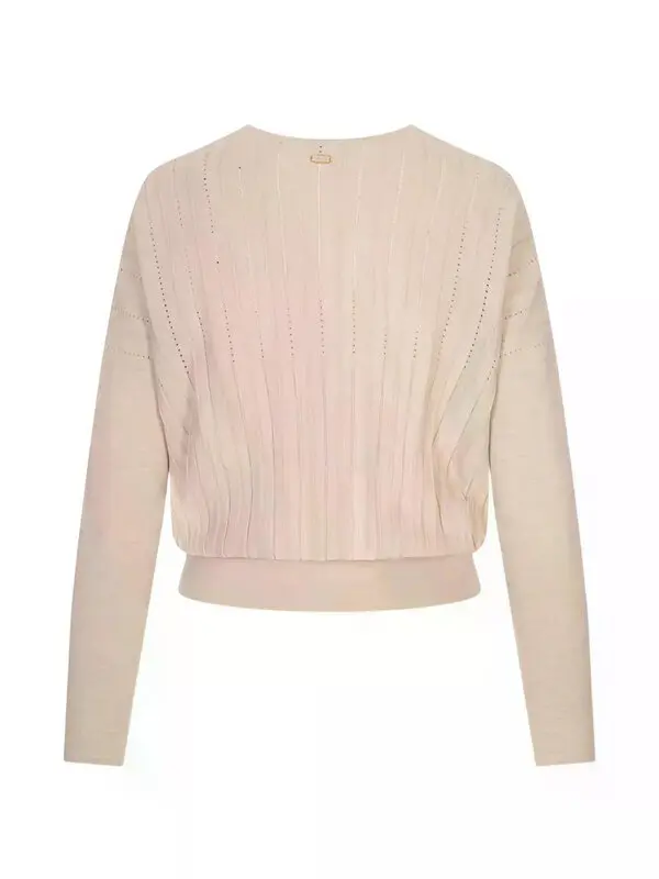 Agnona Pointelle Knit V-neck Jumper