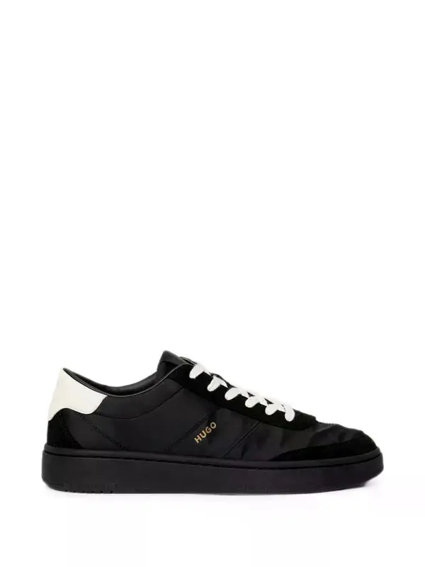 Hugo Neston Logo-print Panelled Sneakers - Black