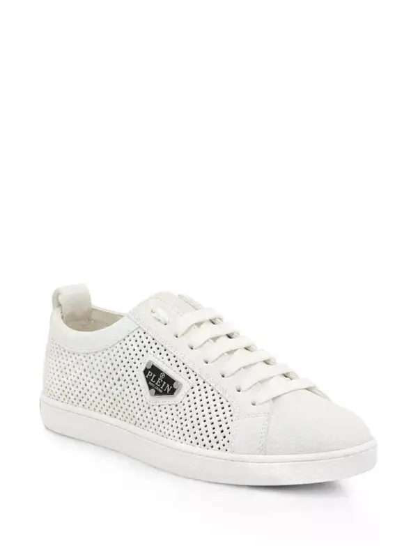 Philipp Plein Perforated Suede Sneakers