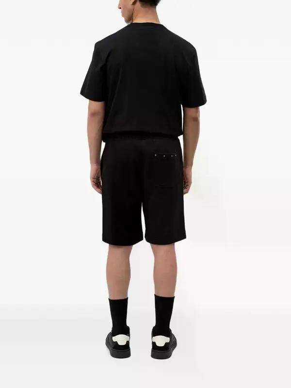 Hugo Darispan Cotton-terry Shorts With Artwork-patch