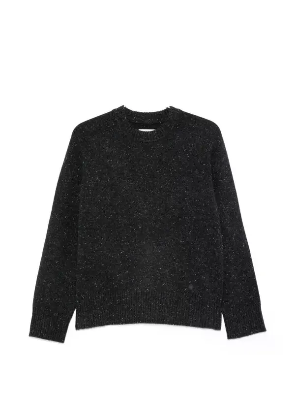 Loulou De Saison Speckled-knit - Grey
